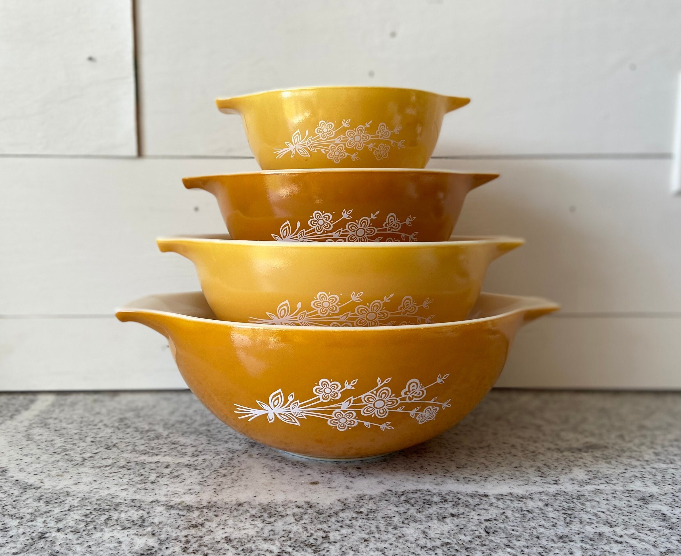 Vintage Butterfly Gold Pyrex Cinderella Complete Mixing Bowl - Etsy