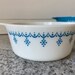 Snowflake Blue Garland Vintage Pyrex Round Casserole Set of 6 Pieces ...