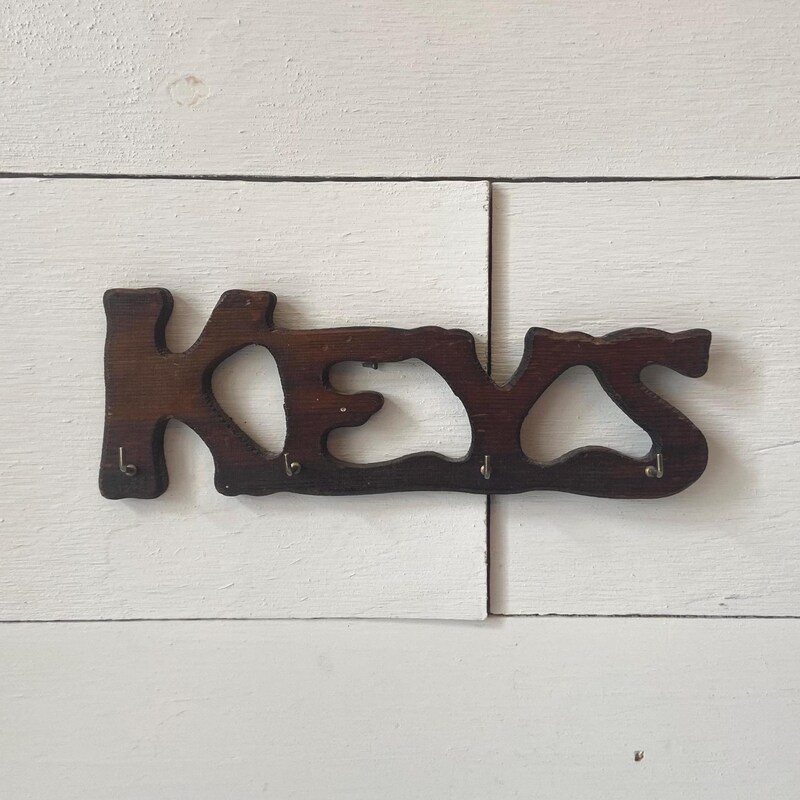 Rustic Key Hook - Etsy