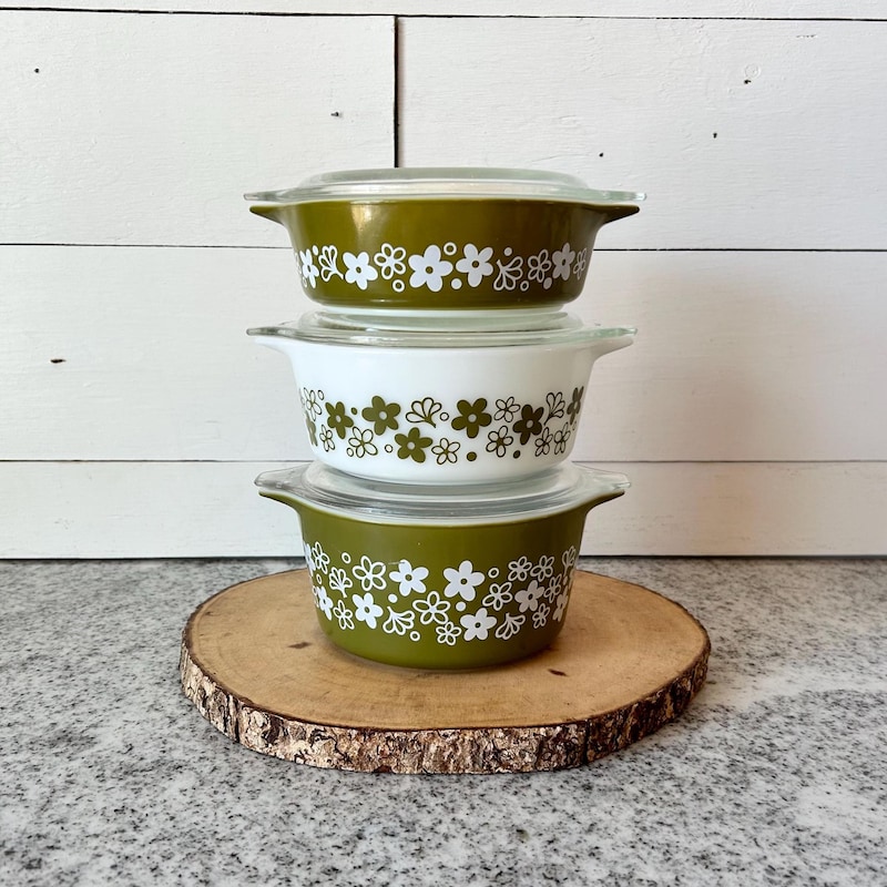 Pyrex Crazy Daisy - Etsy