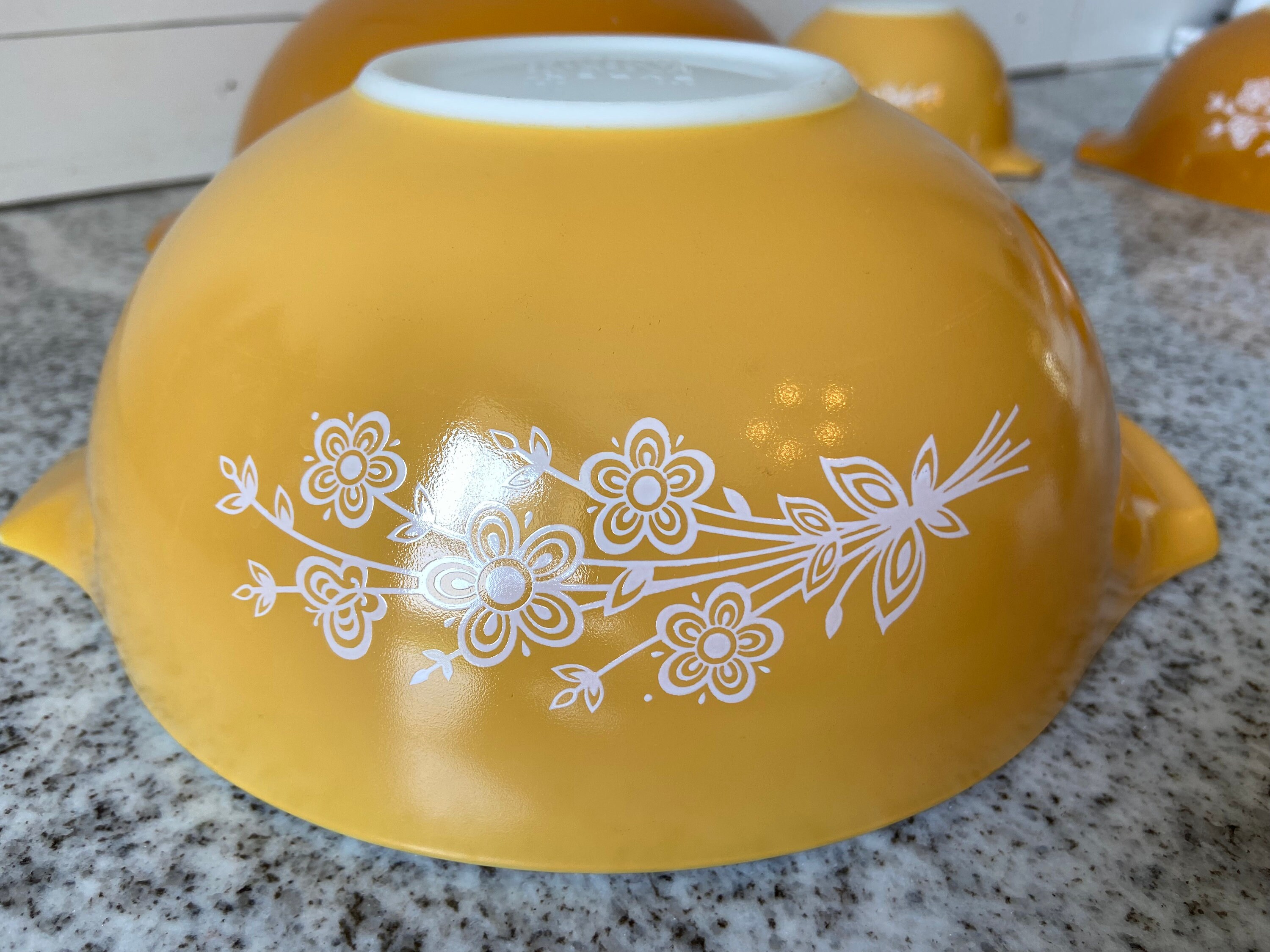 Vintage Butterfly Gold Pyrex Cinderella Complete Mixing Bowl - Etsy