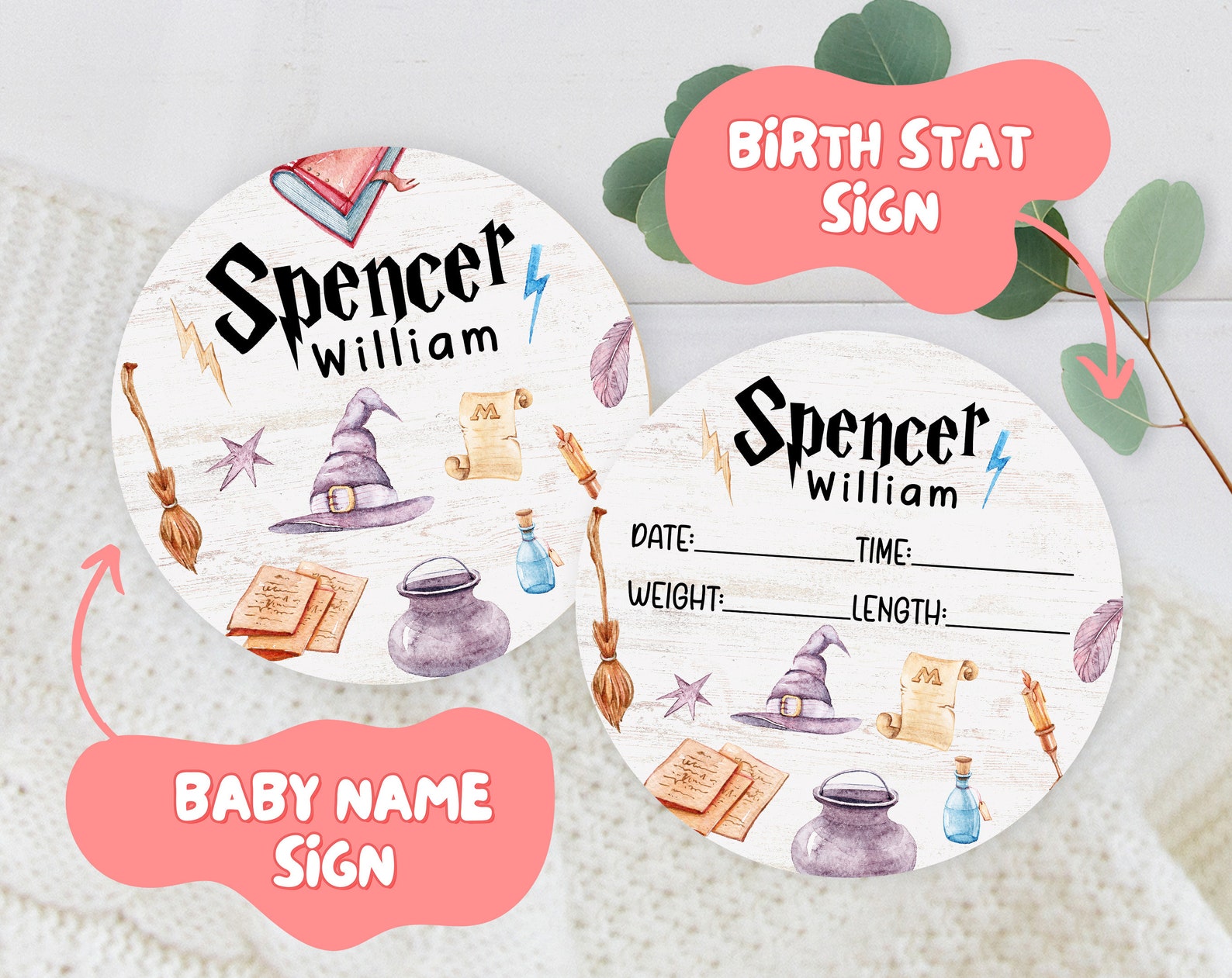 Wizard Baby Boy Blanket Wizard Magic Blanket With Name Wizard Nursery ...