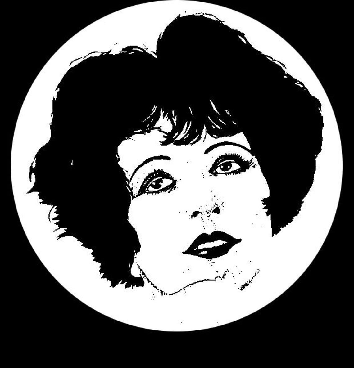 Clara Bow Ornament - Fan Art - | DIGITAL FILE - Etsy