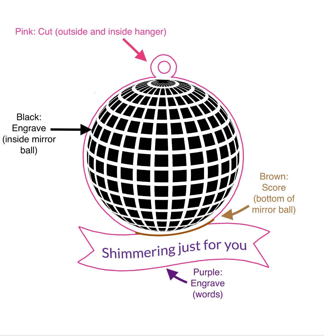 Disco Ball Ornament - Fan Art | DIGITAL FILE - Etsy