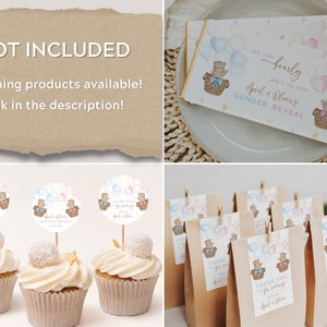 Teddy Bear Banner. Gender Reveal Decor. Boy OR Girl Banner Ideas ...