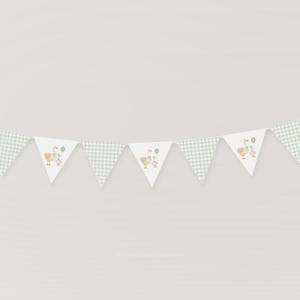 Goose Baby Shower Banner. Printable Goose Bunting Garland. One Silly ...