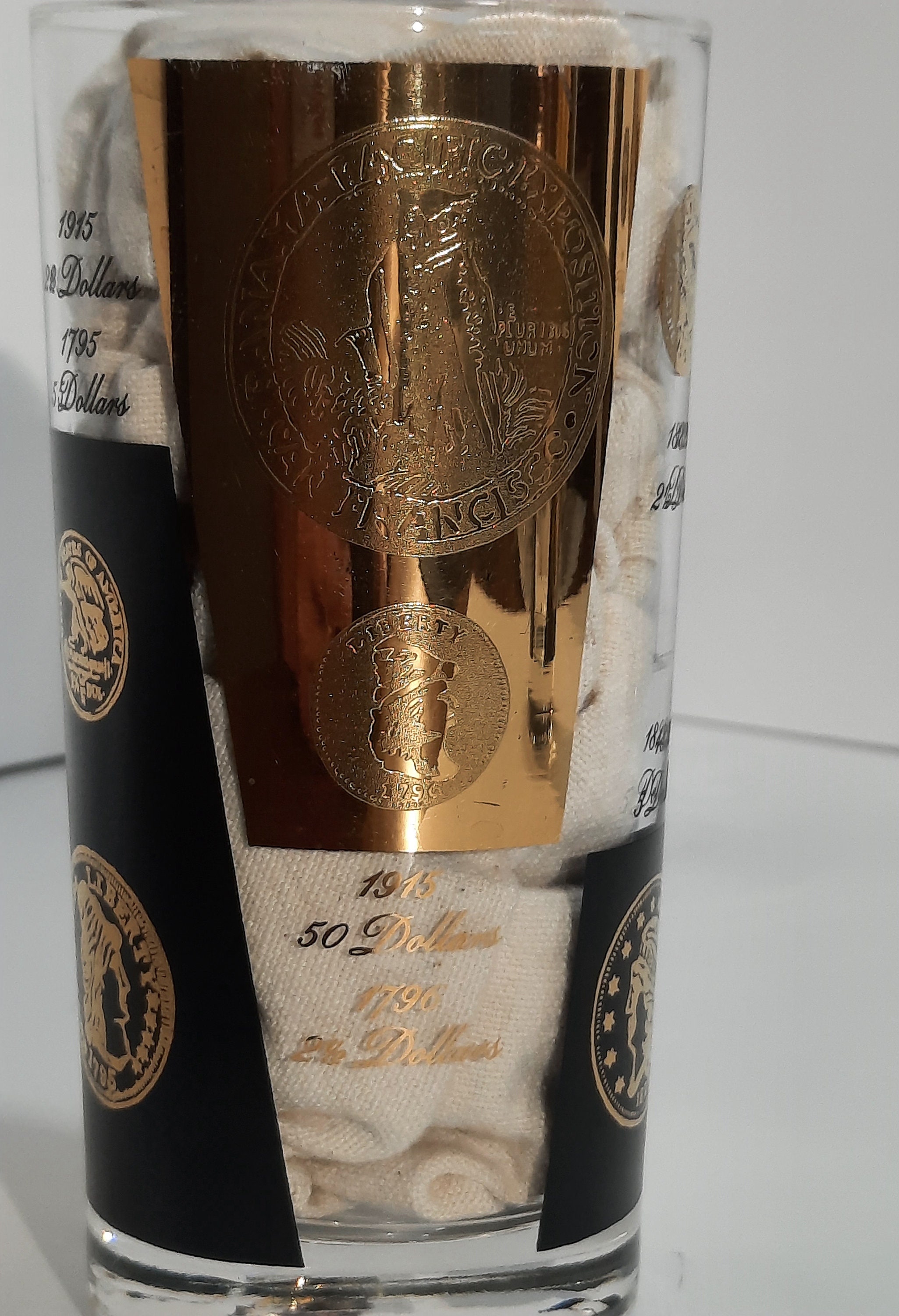Gold Coin Glasses - Etsy