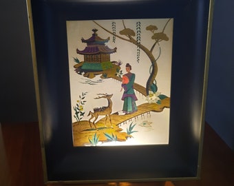 Set of 2 Shadow Box Asian Wall Art - Etsy