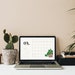 2023 Minimalist Plant Calendar | Modern | Monthly Planner | Wallpaper ...