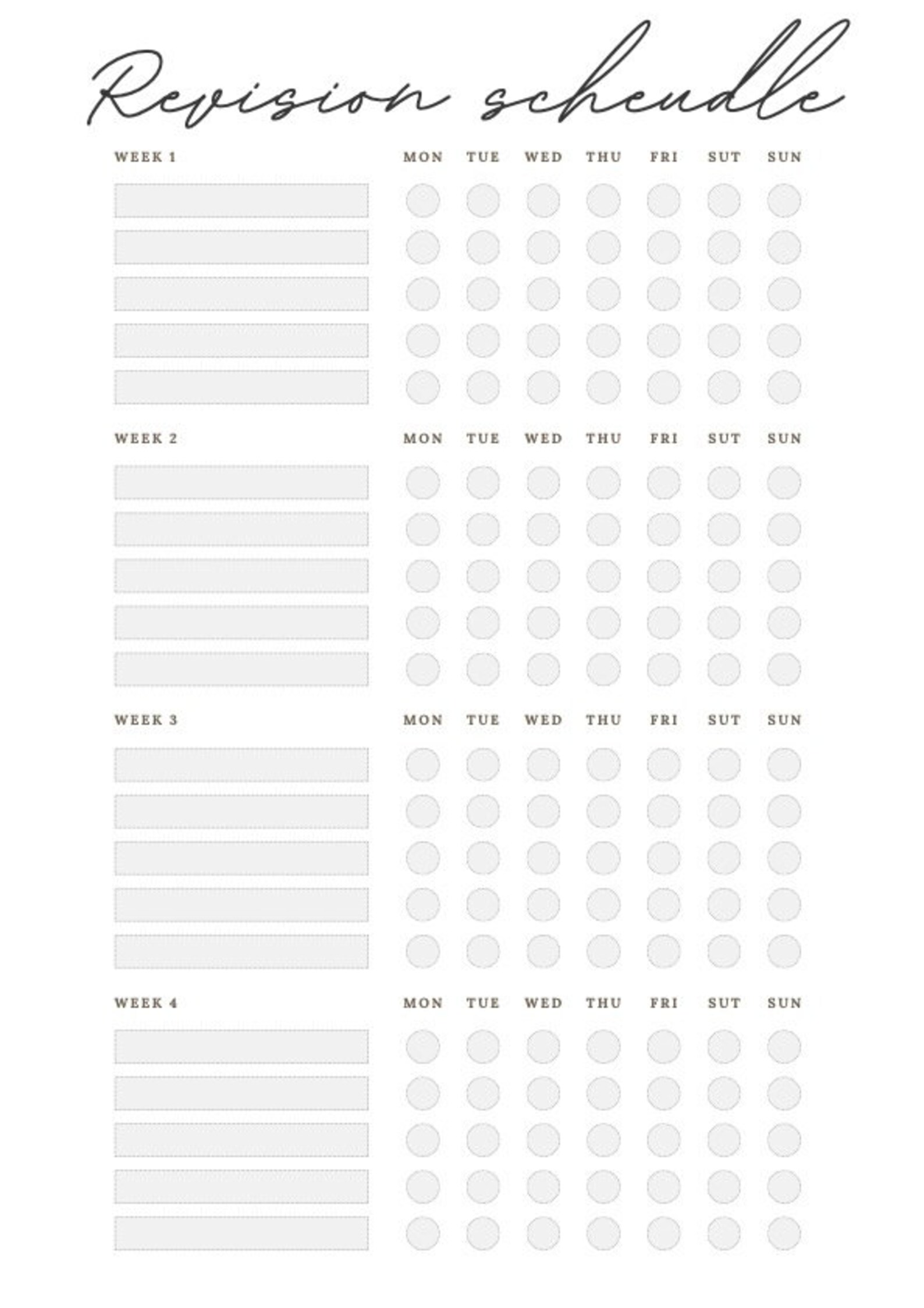 Digital Study Planner Pack - Etsy
