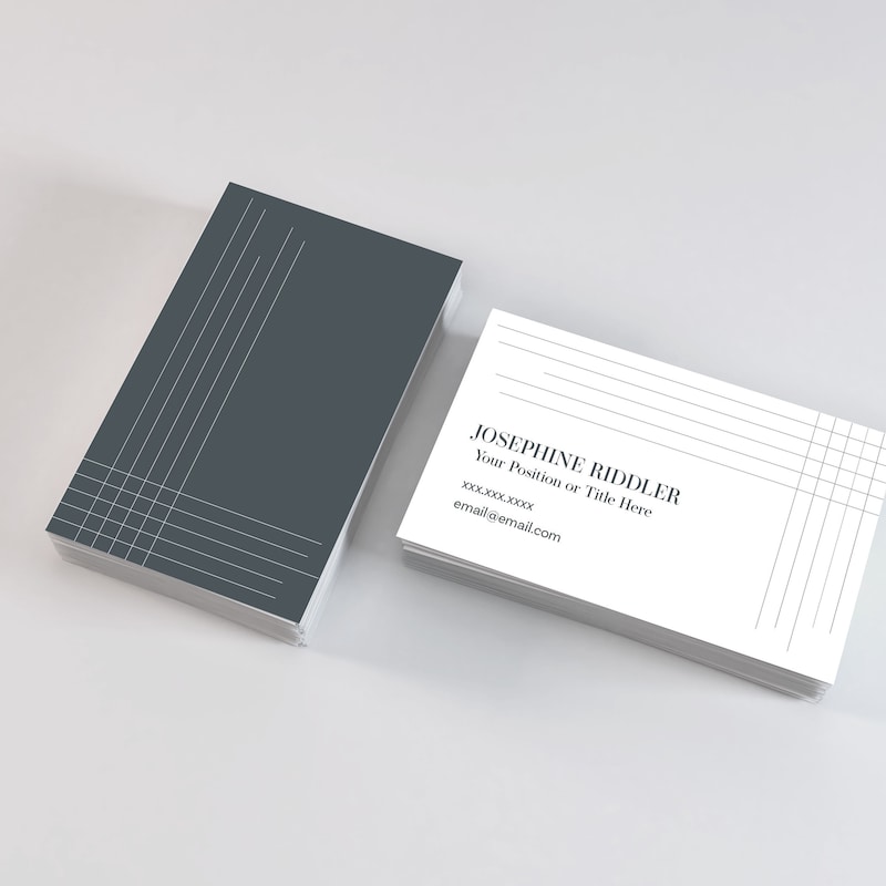 Stripe Business Card - Etsy