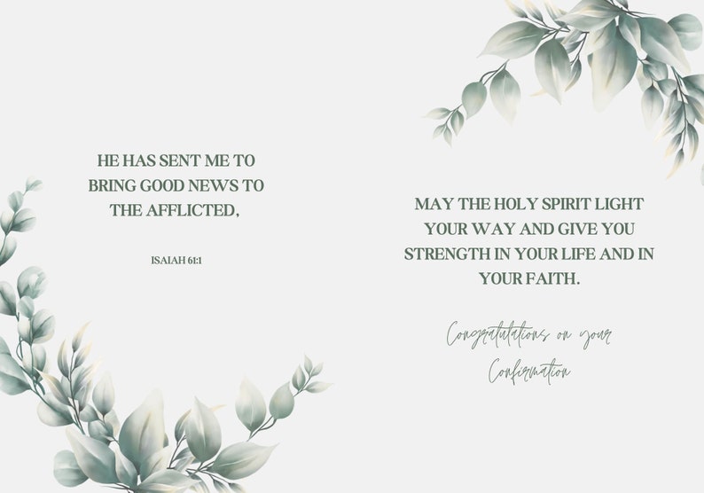 Catholic Confirmation Congratulations Digital Download Greeting Card - Etsy