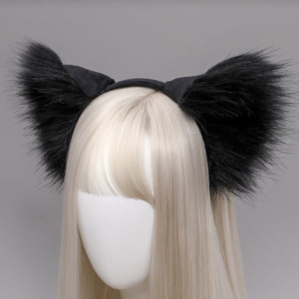 Black Cat Ears - Etsy
