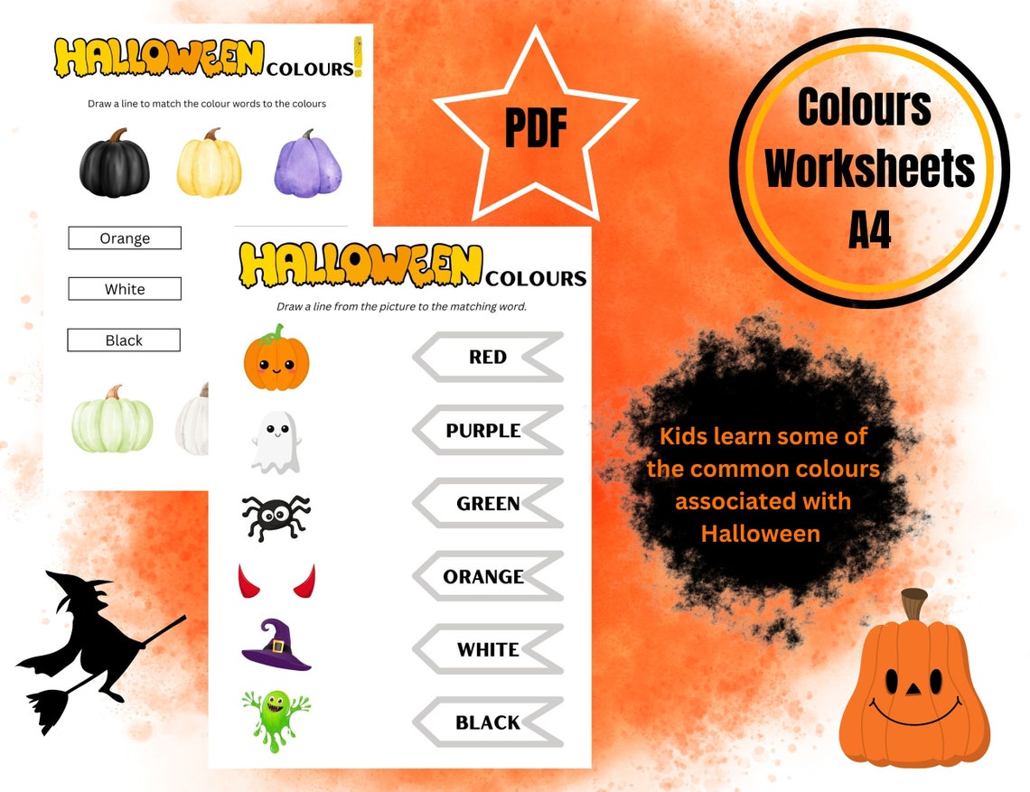 Halloween Activity Bundle: Bingo, I Spy, Word Search (PDF) - Etsy
