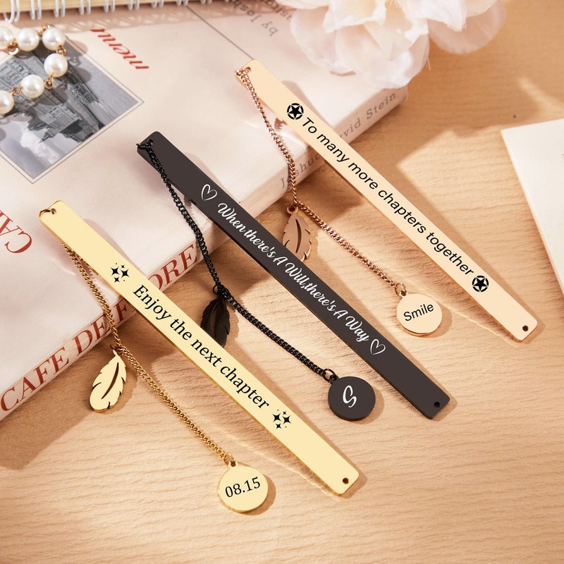 Metal Bookmarks - Etsy