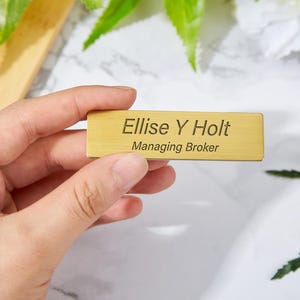 Magnetic Name Tag With Logo,engraved Name Tag Badges,custom Business ...