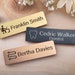 Personalized Engraved Metal Name Badges,staff ID Tags With Magnetic ...