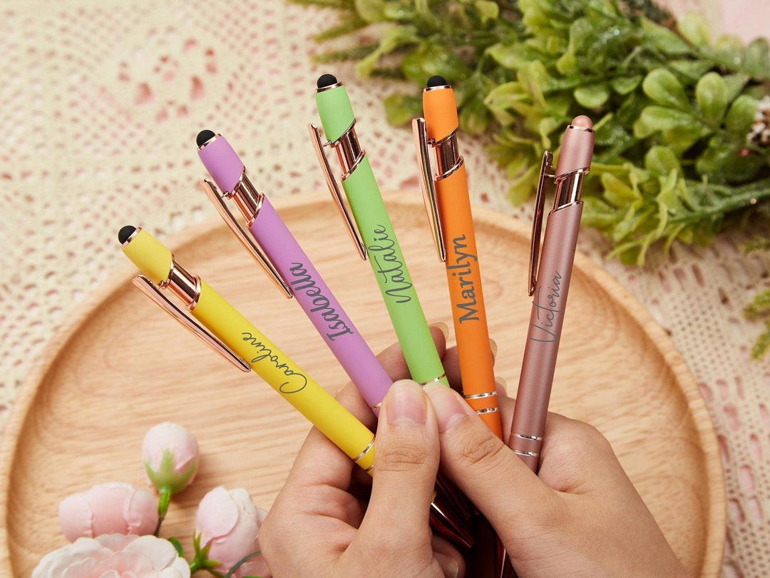 Personalised Touch Rose Gold Pen,fancy Custom Text Pen,business Pens ...