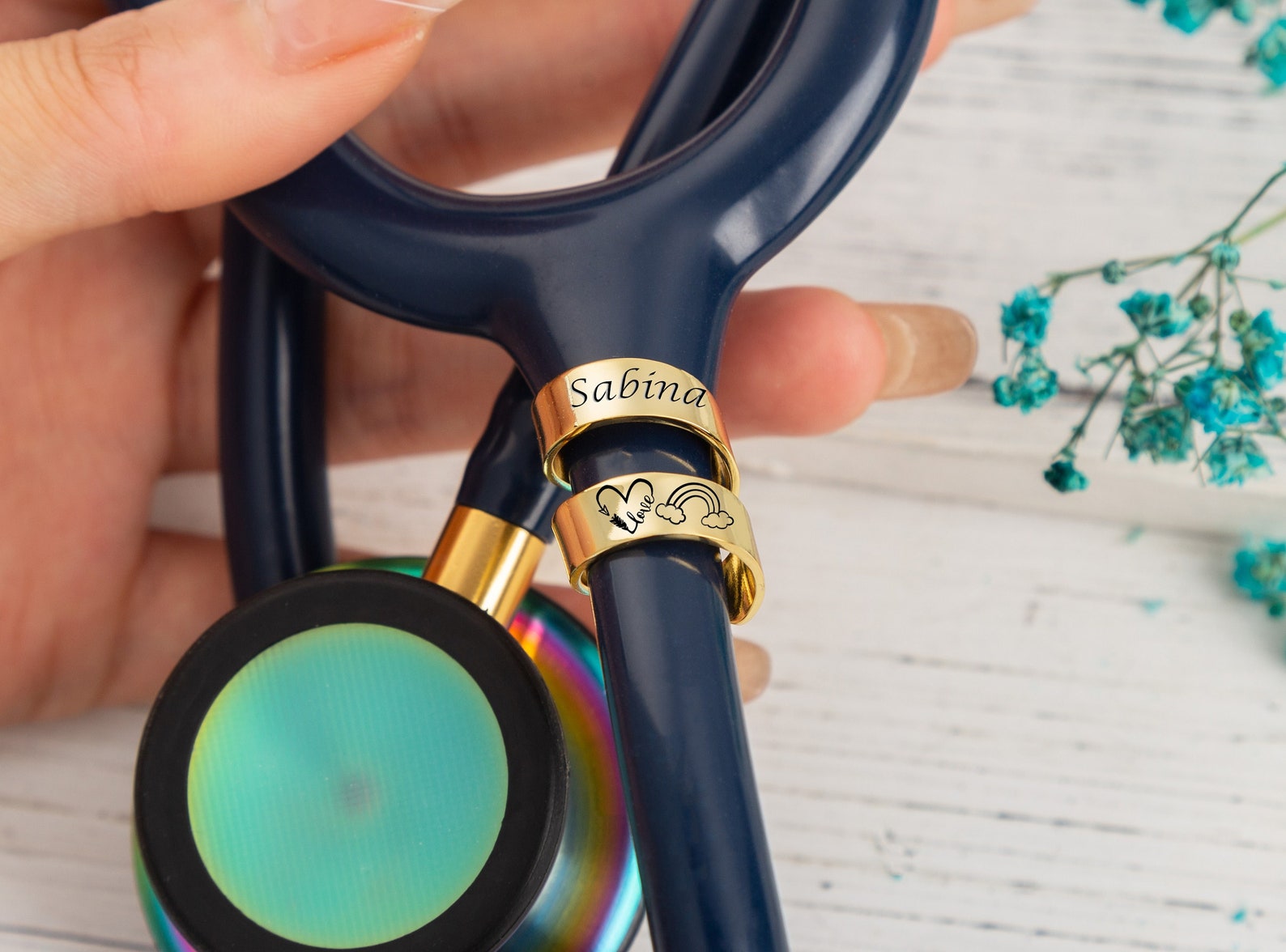 Personalized Stethoscope Name Tag Custom Stethoscope - Etsy