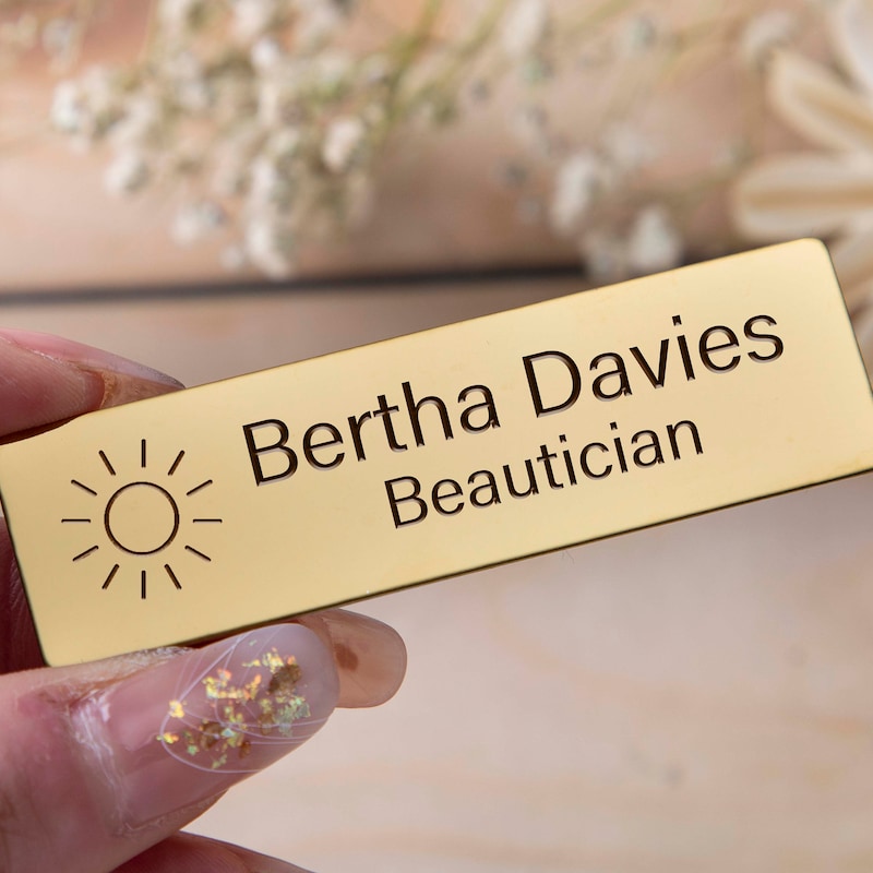 Magnetic Id Badge - Etsy