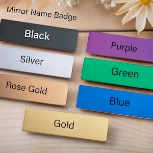 Staff ID Tags With Magnetic,personalized Name Badges,name Plate Tag ...