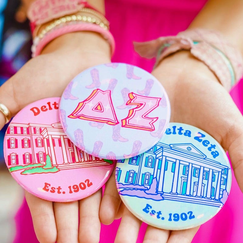 Sorority Buttons - Etsy