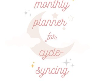 Cycle Syncing Planner - Etsy
