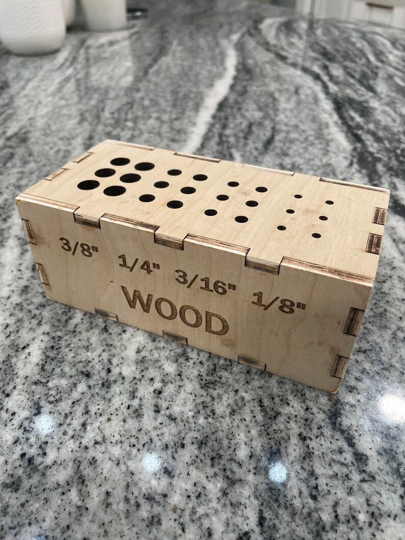 Laser Cut File for Drill Bit Boxes | Wood and Masonry Drill Bit Magnet ...