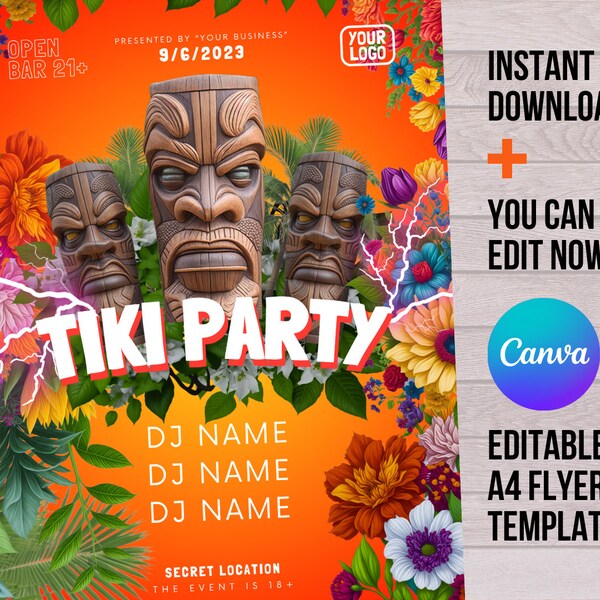 Tiki Bar - Etsy