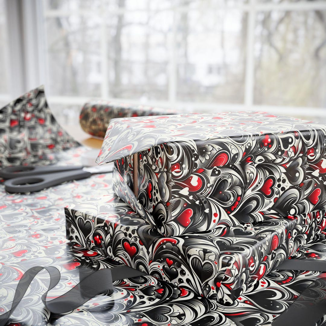 Eternal Love Swirls Wrapping Papers | Festive Gift Wrap for Birthdays ...