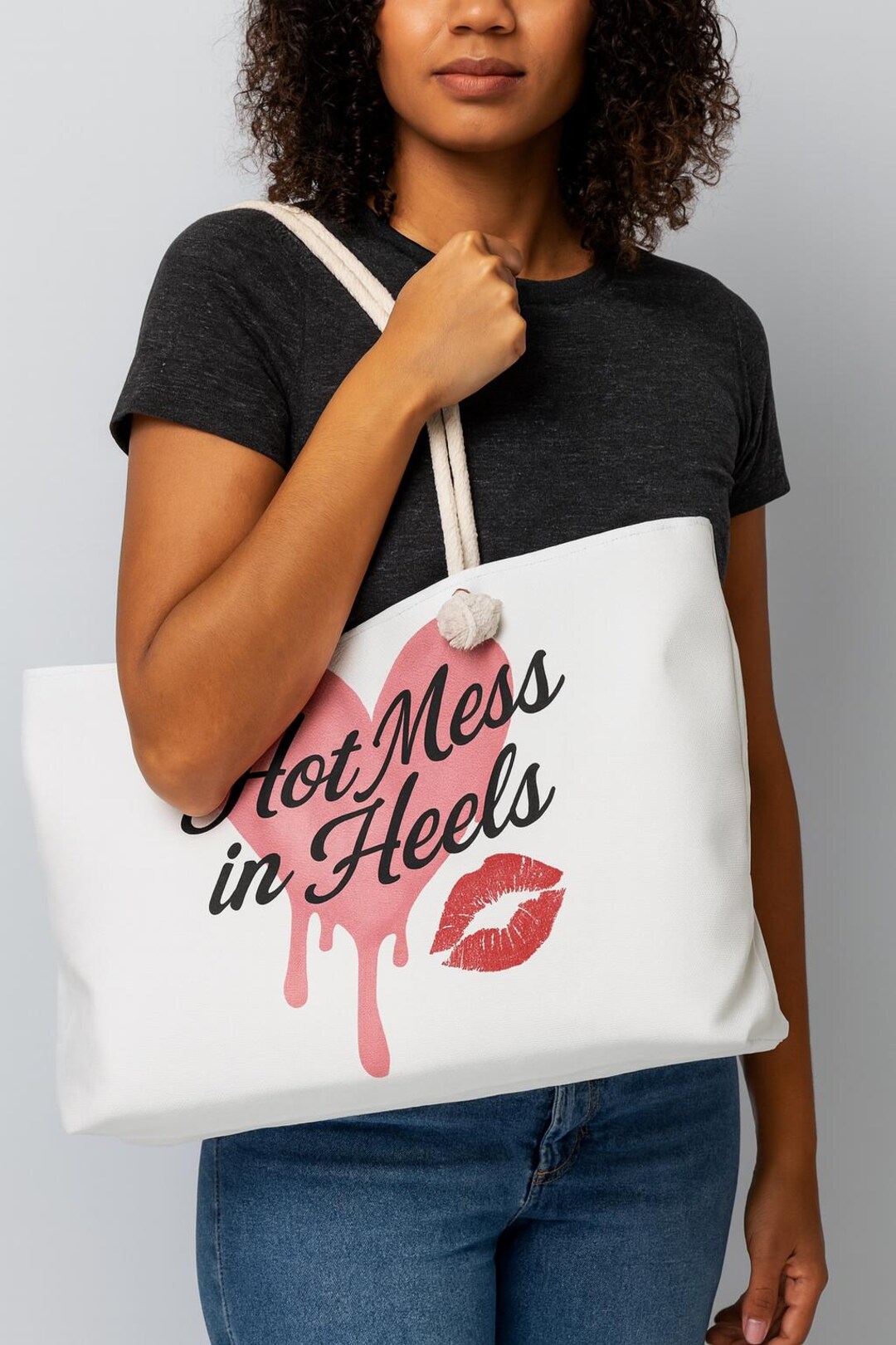 Hot Mess in Heels Weekender Bag: Stylish Travel Tote - Etsy