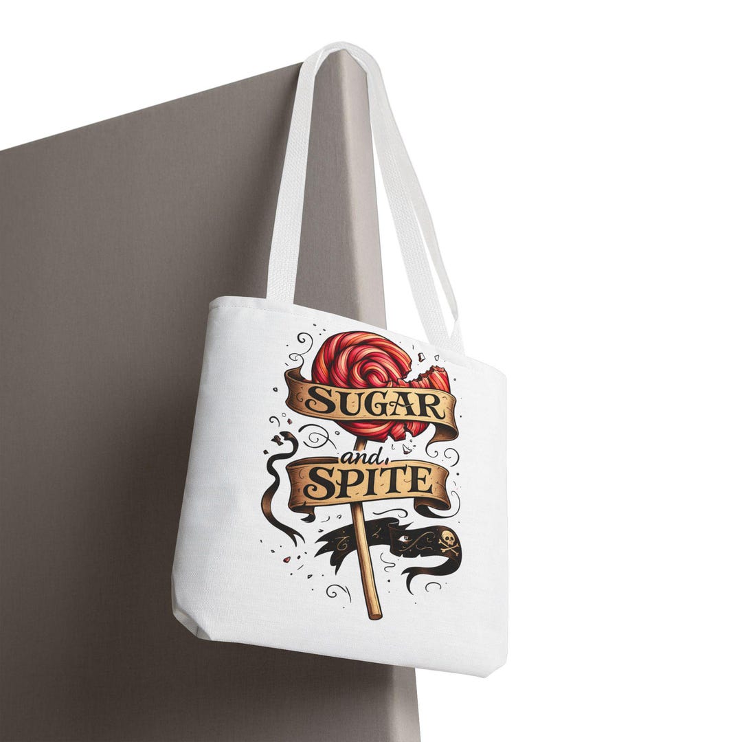 Sugar and Spite Tote Bag | Quirky Reusable Shopper, Sweet & Spicy ...
