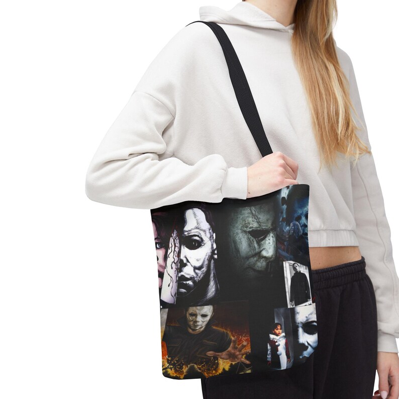 Horror Movie Slasher Tote Bag | Michael Myers Fan Gift - Etsy