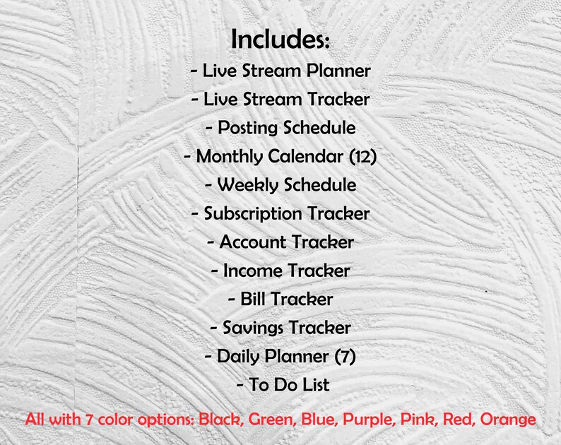 Content Creator Planner | Printable Productivity Journal | Digital Life ...