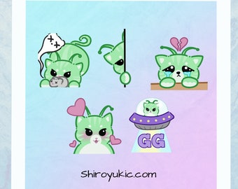 Discord Alien Emotes - Etsy