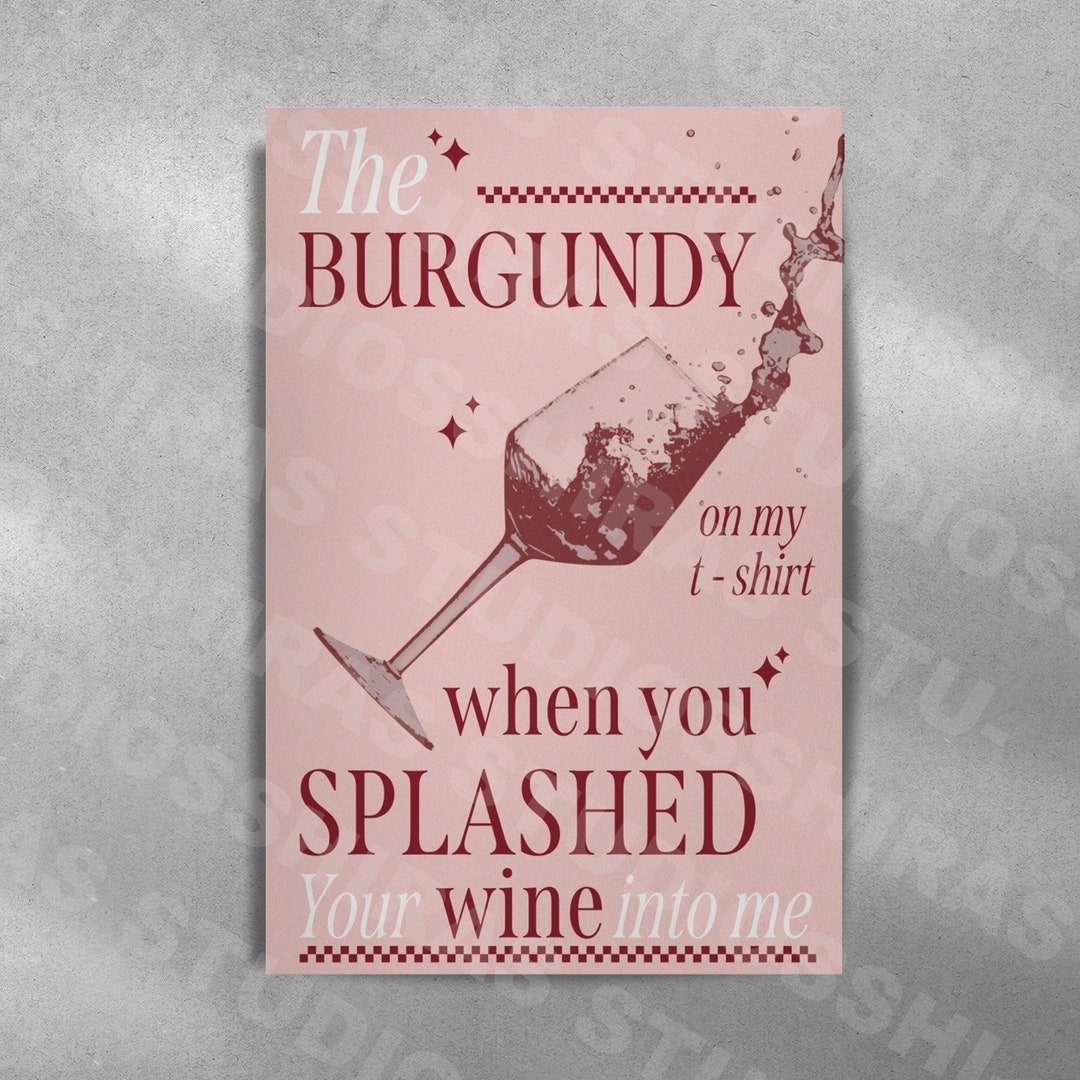 Taylor Swift Maroon Poster - Etsy