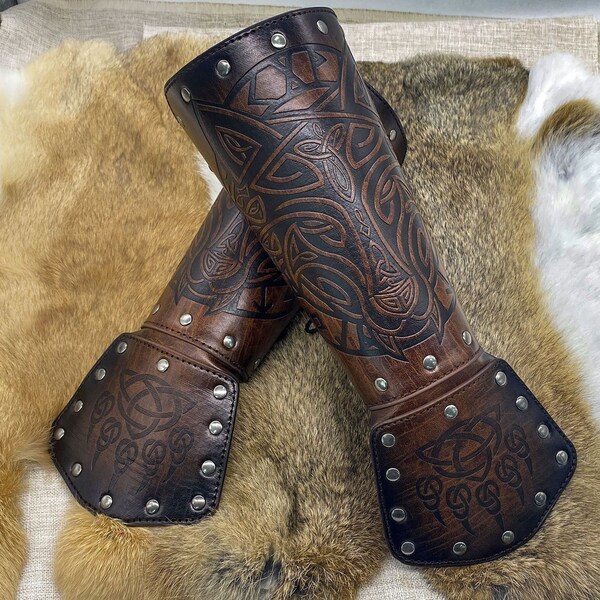 Viking Bracers - Etsy