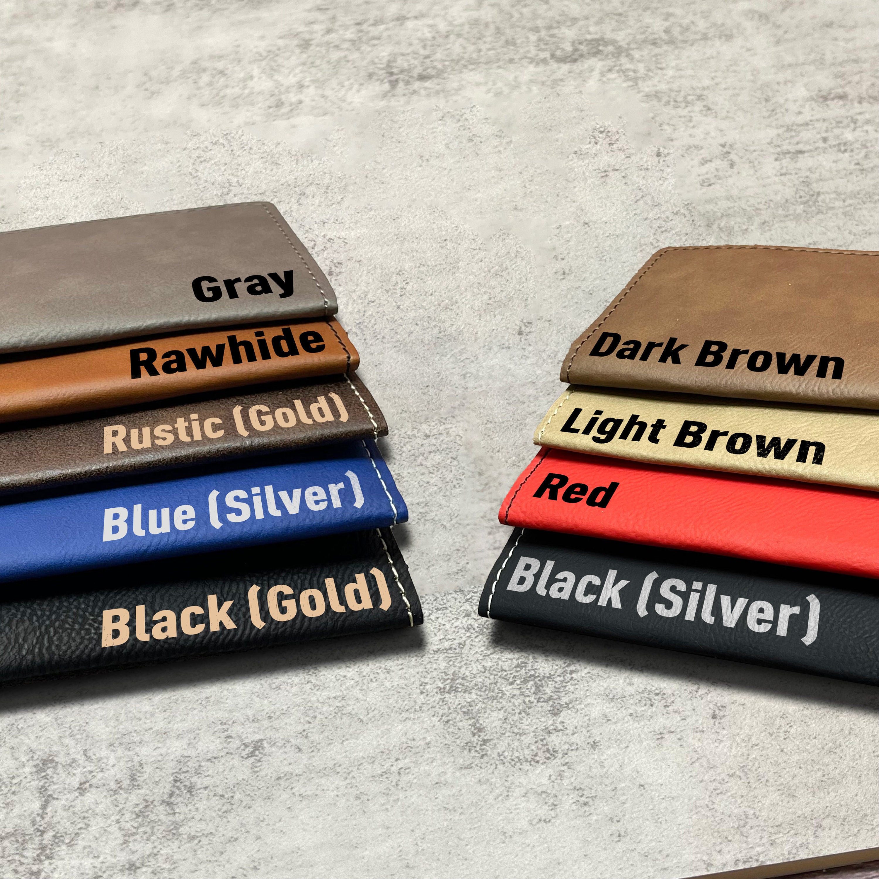 Personalized Leather Checkbook Cover, Custom Name Checkbook Holder ...