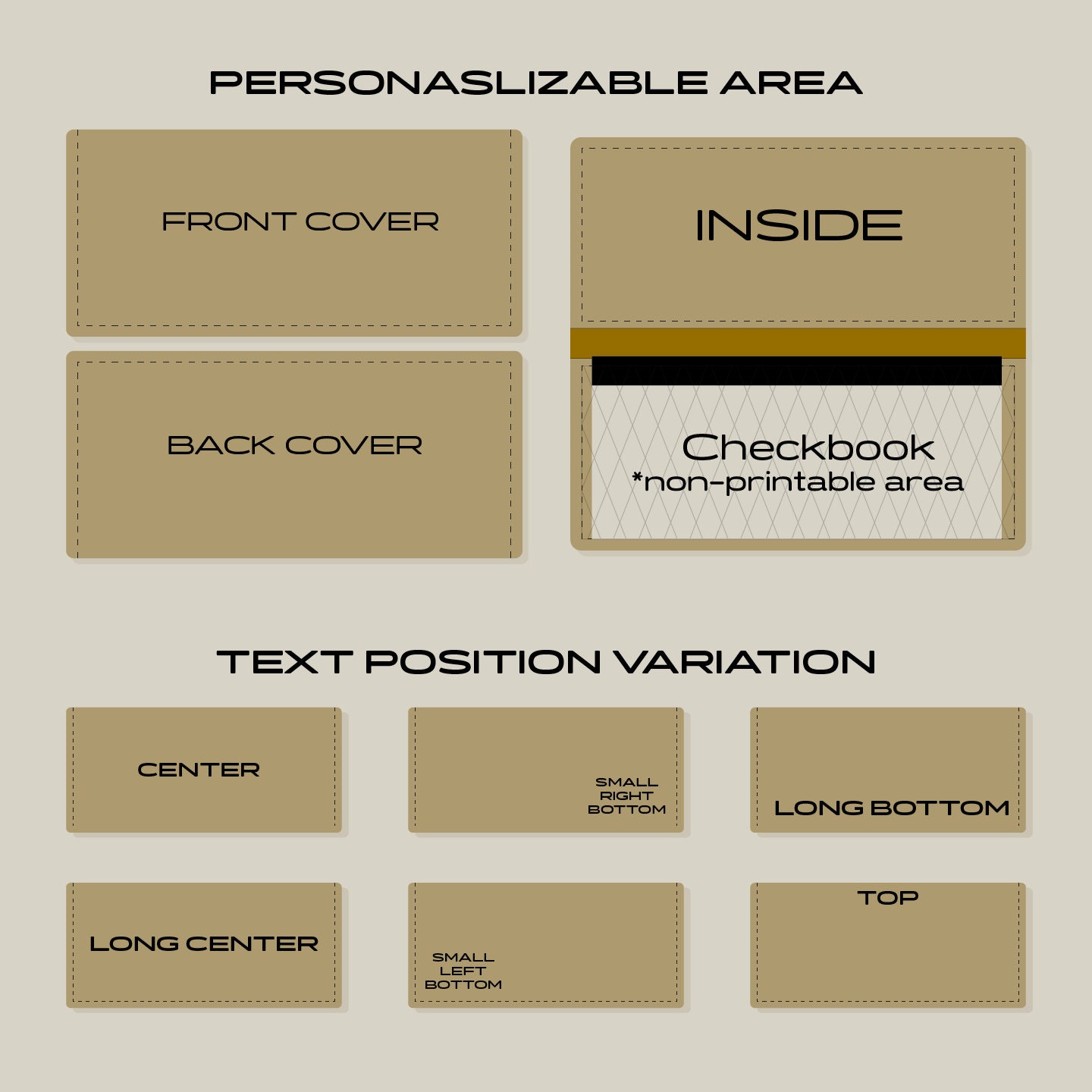 Custom Monogram Checkbook Cover, Personalized Checkbook Holder, Custom ...