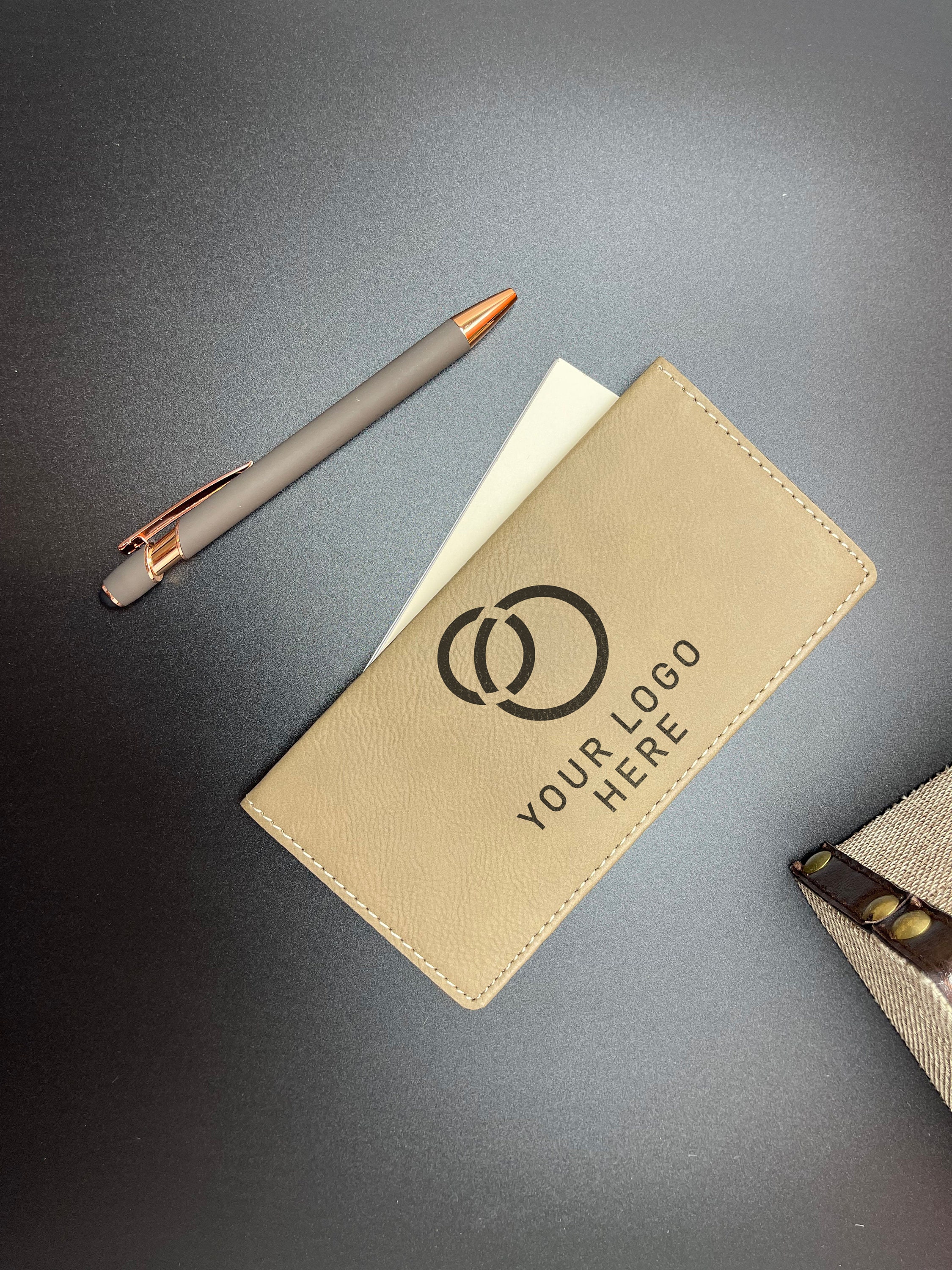 Personalized Leather Checkbook Cover, Custom Name Checkbook Holder ...