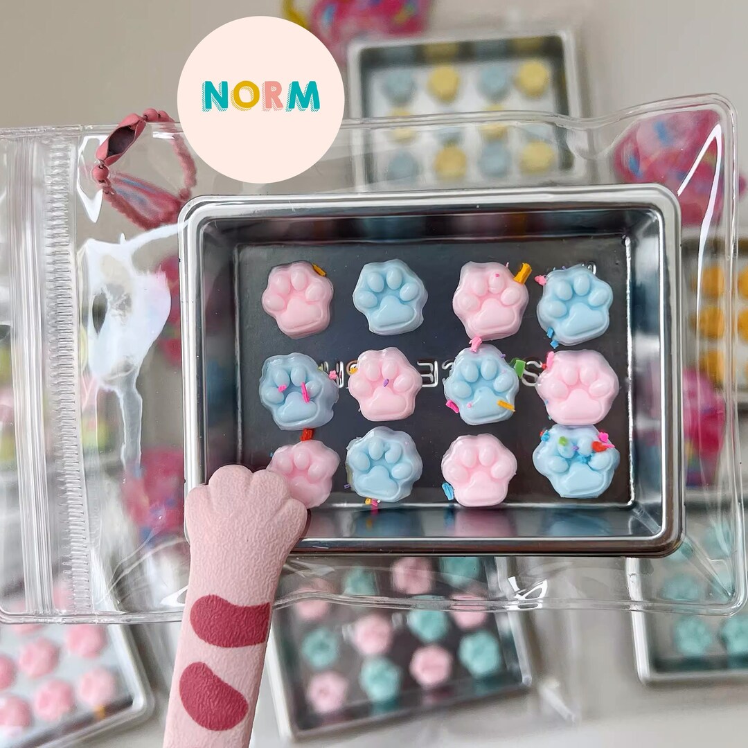 Mini Cat Paw Mochi Taba Squishy Bag Fidget Toy Stress Reliever for ...