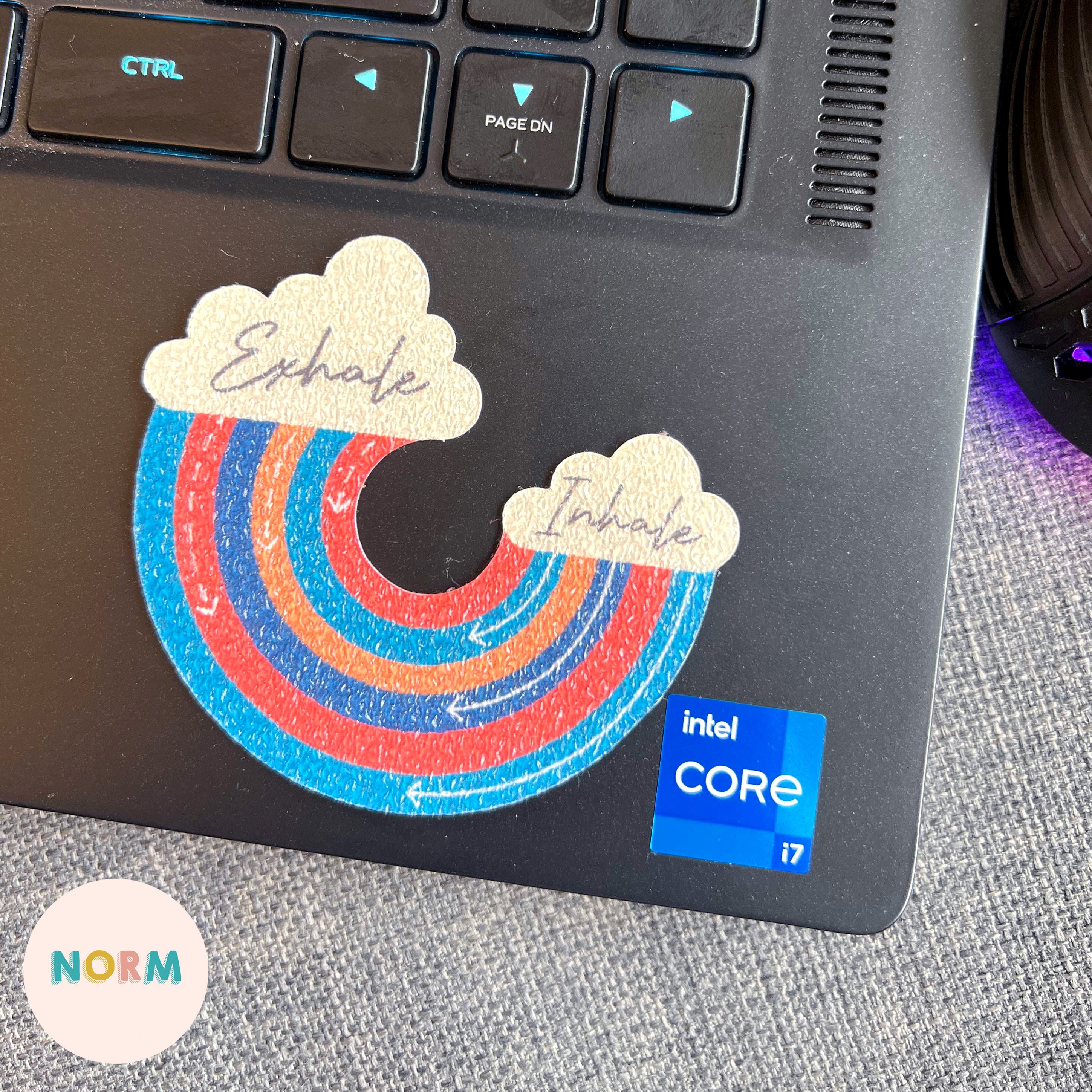 4 Pc Star & Heart Rainbow Breathing Stickers Calm Sensory Tool - Etsy