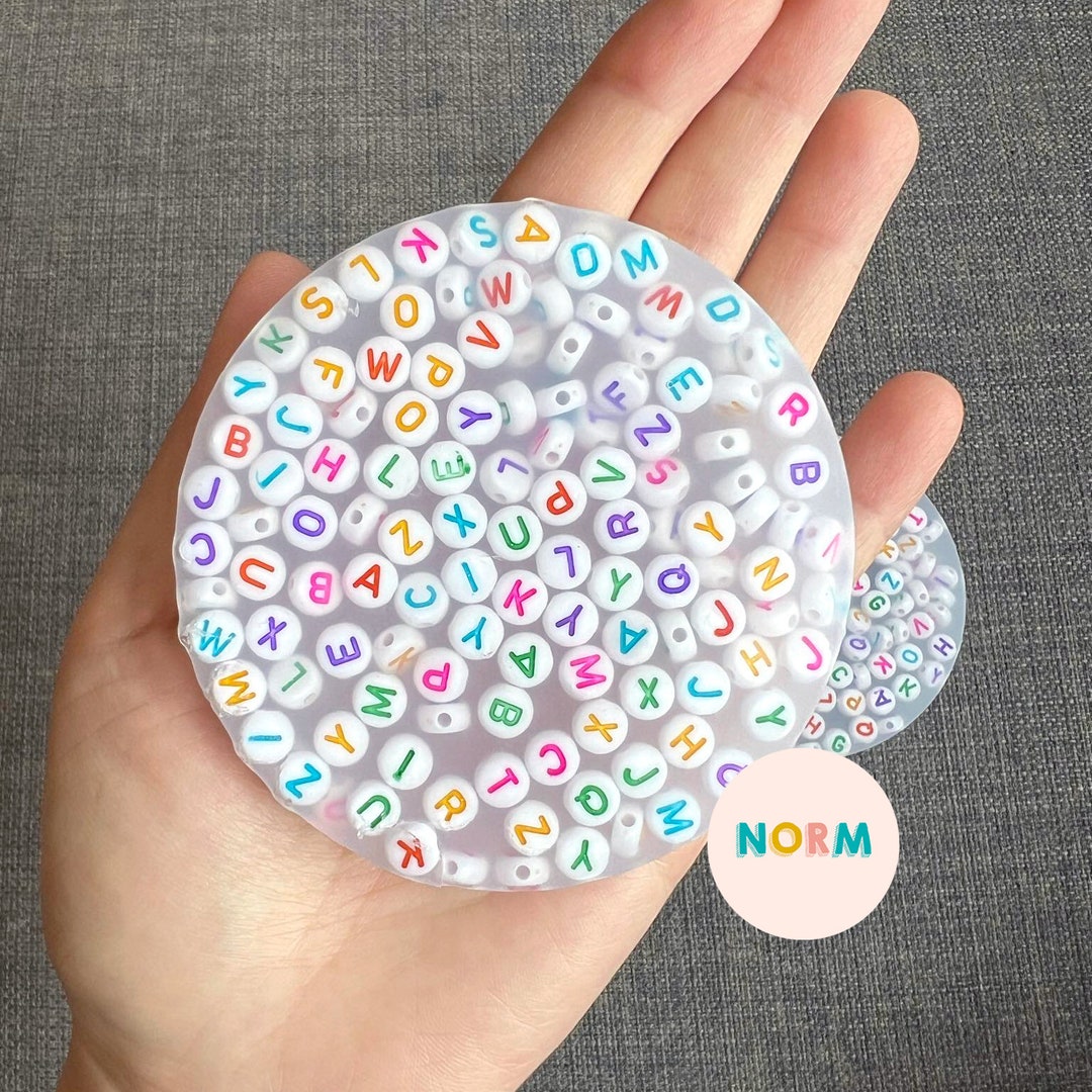 Cute Round Alphabet Pick Pad, Picky Pad, Anxiety Relief, Friendship ...
