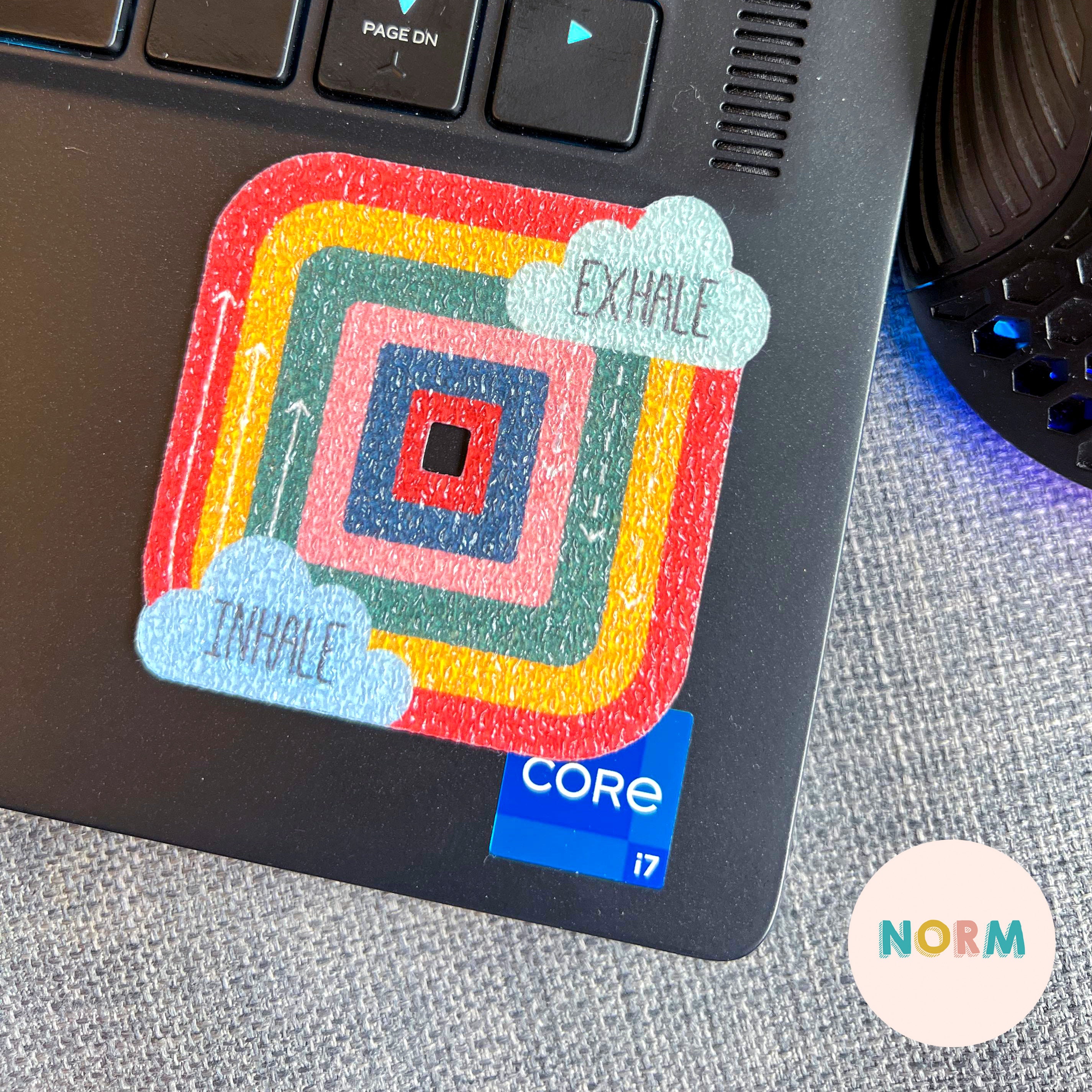 4 Pc Star & Heart Rainbow Breathing Stickers Calm Sensory Tool - Etsy