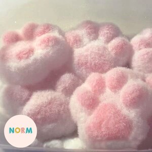 Furry Cat Paw Mochi Taba Squishy Fidget Toy Stress Reliever for Adult ...