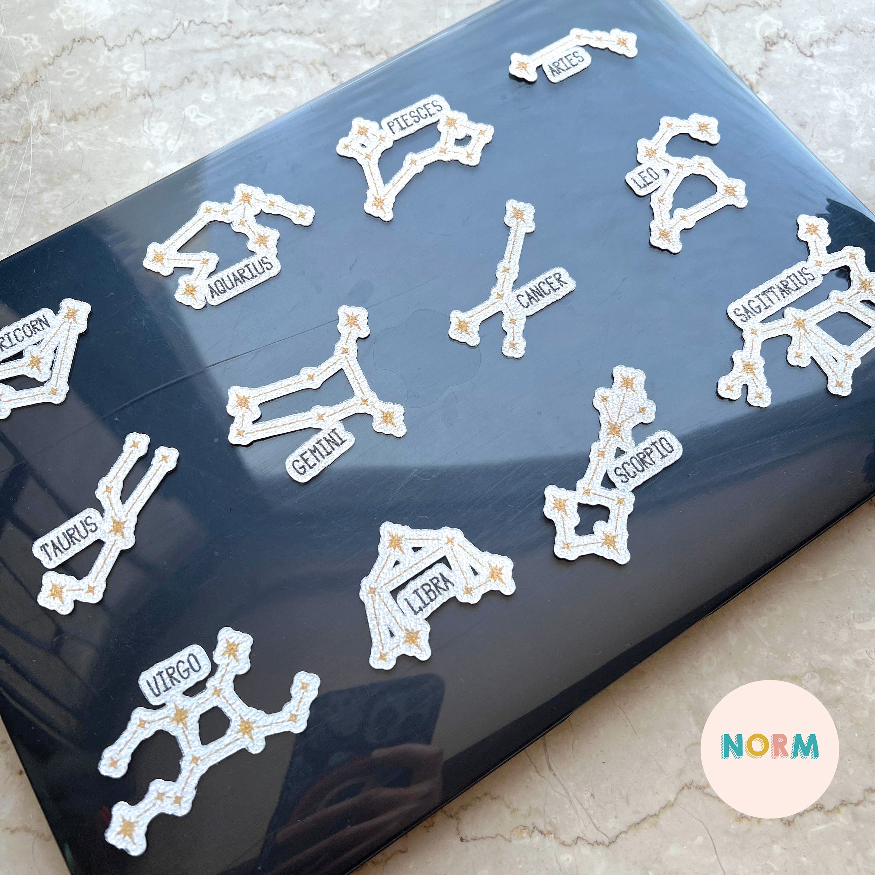 Zodiac Holographic Sensory Sticker, Astrology Calm Sticker, Sensory ...