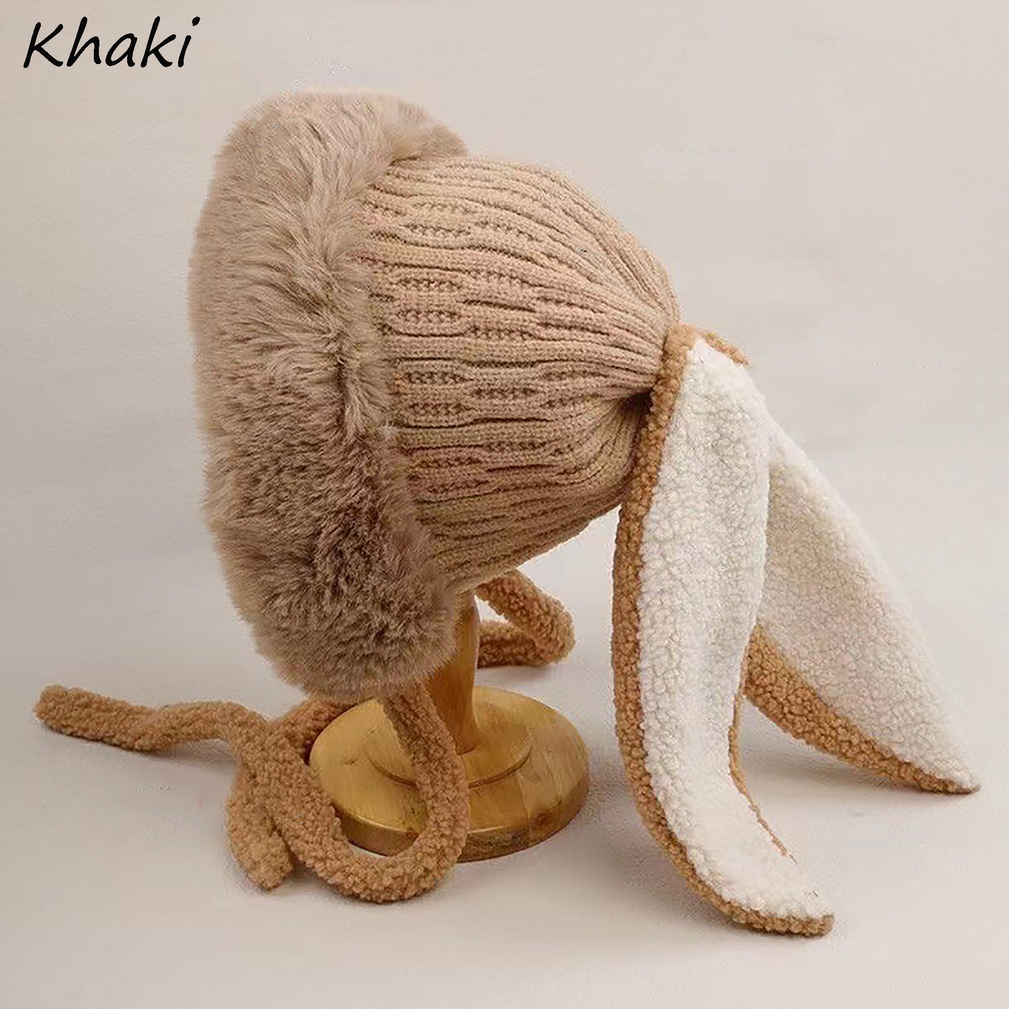 Vintage Rabbit Ear Fur Hat Cute Bunny Hat for Woman Japanese - Etsy