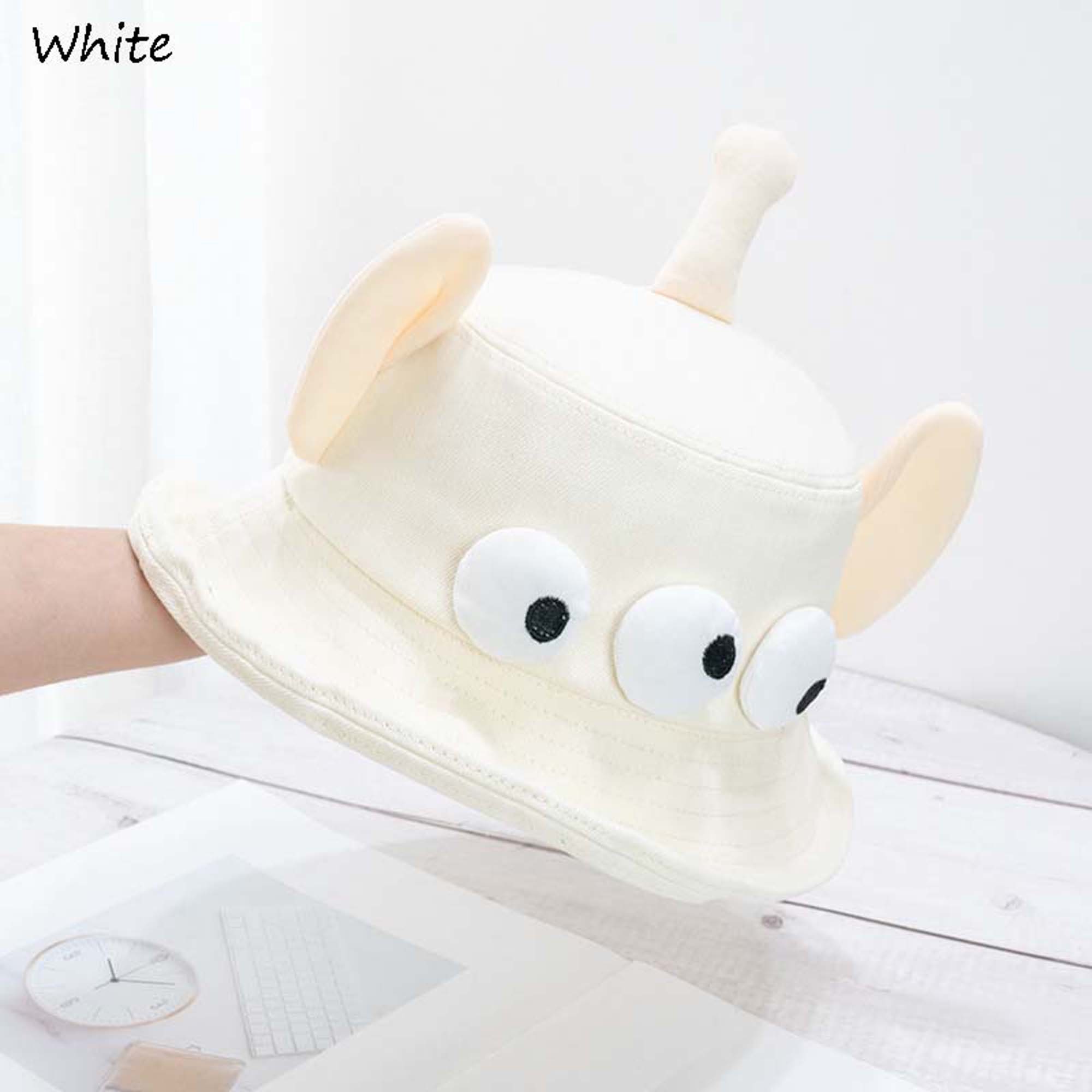 Cartoon Alien Bucket Hat Funny Three Eyes Monster Hat Cute - Etsy