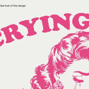 Crying Over Book Boyfriends, SVG PNG File, Trendy Vintage Bookish Retro ...