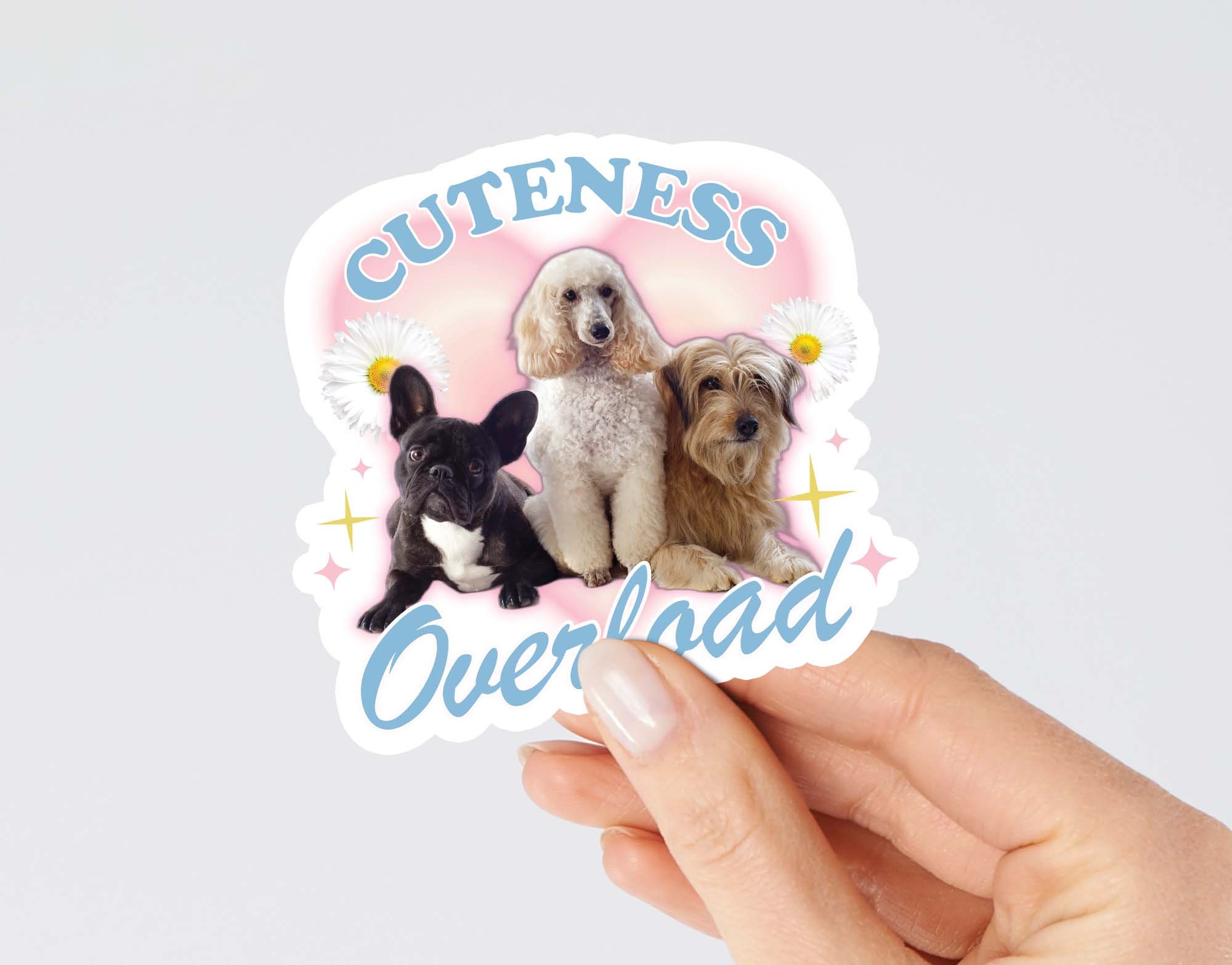 Trendy Cuteness Overload Y2K Dogs Aesthetic PNG Design for - Etsy